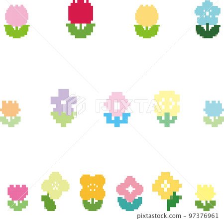 Flower Pixel Art Easy | Best Flower Site