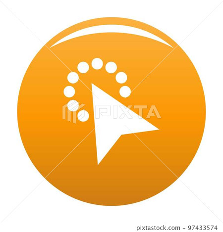 Cursor modern click icon. Simple illustration... - Stock Illustration ...