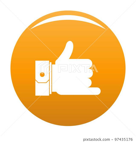 Hand call icon. Simple illustration of hand...-插圖素材 [97435176] - PIXTA圖庫