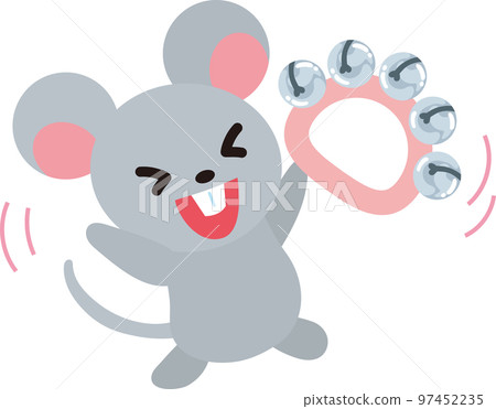 Mice dancing with bells - Stock Illustration [97452235] - PIXTA