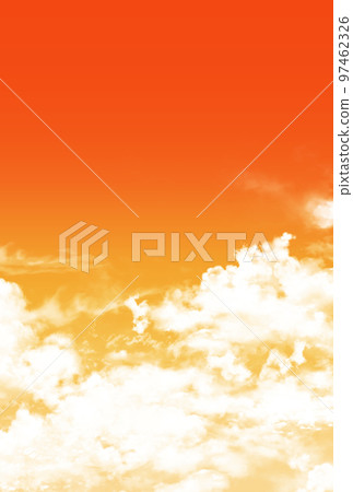 Background material _ sunset and clouds - Stock Illustration [97462326 ...