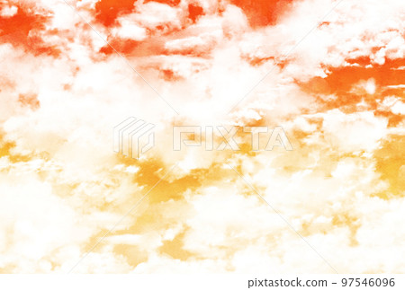 Background material _ sunset and clouds _... - Stock Illustration ...