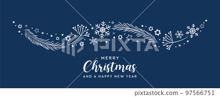 merry christmas greeting card with snowflake... - Stock Illustration ...