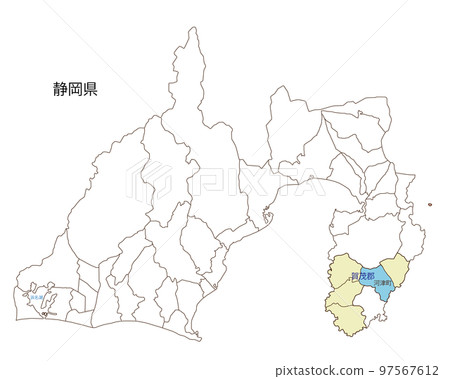 Kawazu Town, Kamo County - Stock Illustration [97567612] - PIXTA