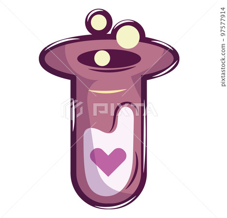 Isolated colored alchemy flask icon Vector - Stock Illustration ...