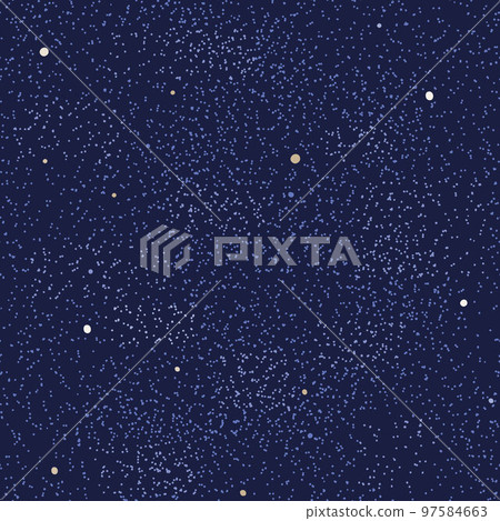 Seamless pattern with the image of the starry... - Stock Illustration ...