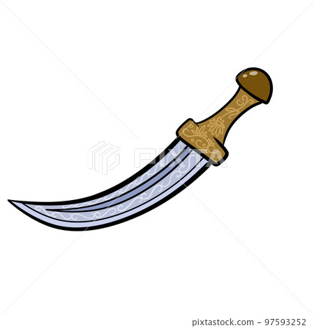 Omani Khanjar Drawing