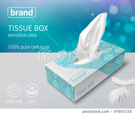 Tissue Package Poster - Stock Illustration [97603158] - PIXTA