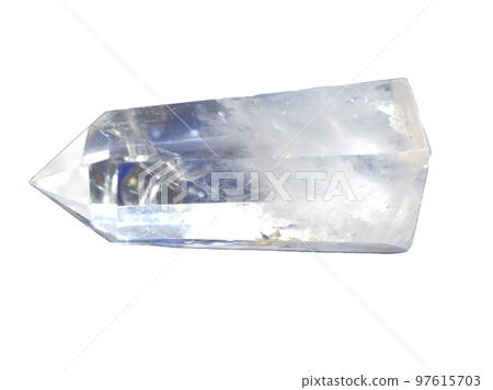 Crystal hexagonal prism parts - Stock Illustration [97615703] - PIXTA