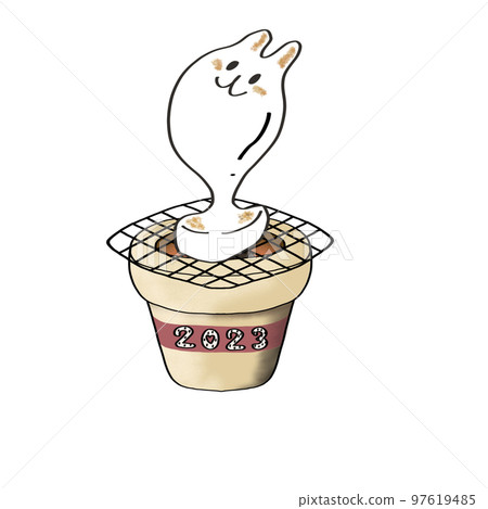 Rabbit mochi - Stock Illustration [97619485] - PIXTA