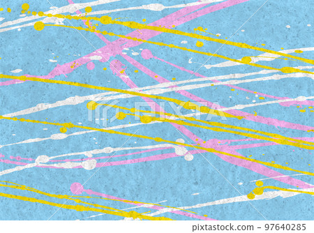 Flowing and scattering pastel colors, vigorous... - Stock Illustration ...