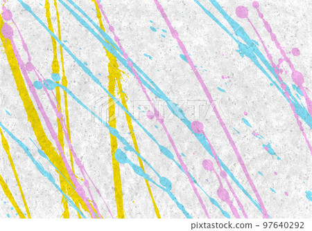 Flowing and scattering pastel colors, vigorous... - Stock Illustration ...