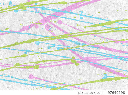 Flowing and scattering pastel colors, vigorous... - Stock Illustration ...