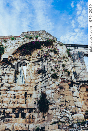 Crumbling Stone Wall
