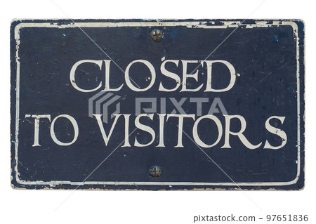 Closed to visitors sign transparent PNG - Stock Illustration [97651836 ...