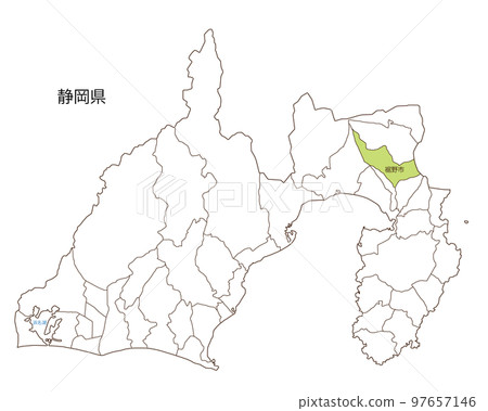 Susono City - Stock Illustration [97657146] - PIXTA