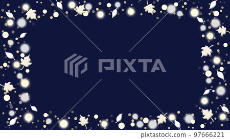 Background illustration of a frame where polka... - Stock Illustration ...