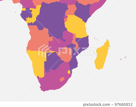Blank Map Of Africa With Numbers Africa Geography Maps: Full Color