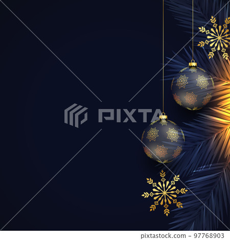 realistic christmas elements vector design with... - Stock Illustration ...