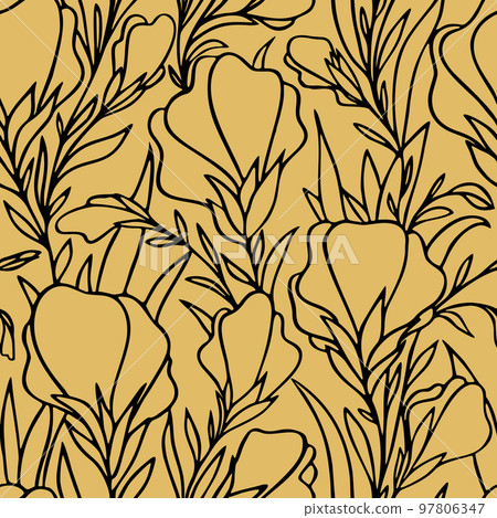 simple two-color seamless pattern of black... - Stock Illustration ...