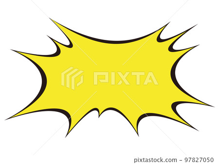 Punk speech bubble yellow - Stock Illustration [97827050] - PIXTA