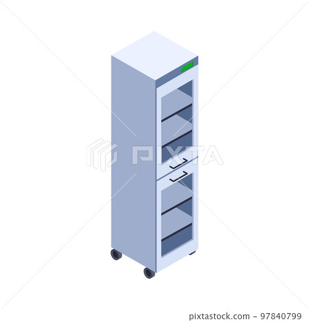 Semiconductor Production Rack Composition - Stock Illustration ...