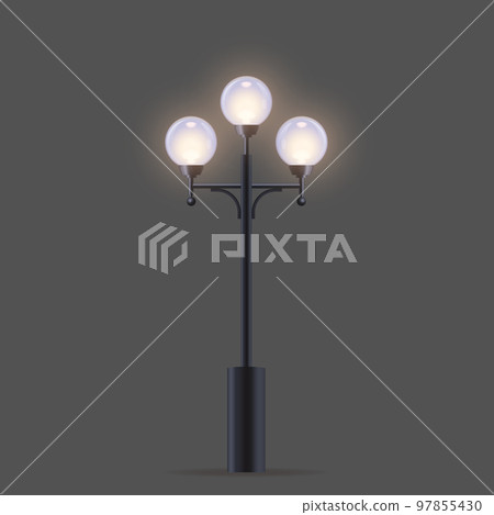 Round Street Light Fixture BOLLARD ROUND Modern Bollard H.80 Garden