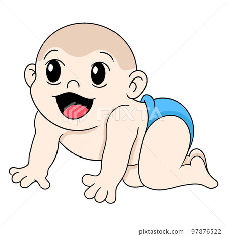 Baby Crawling Animation