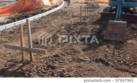 Landscape of civil engineering construction site - Stock Photo ...