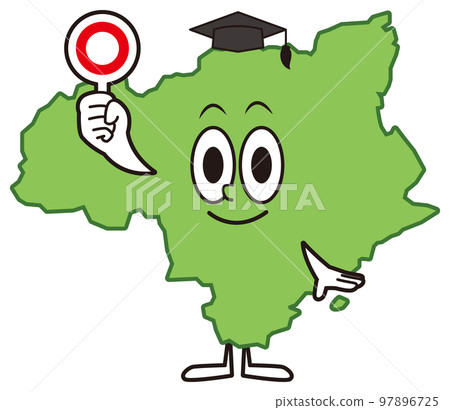 Tokushima prefecture character ⑫ - Stock Illustration [97896725] - PIXTA