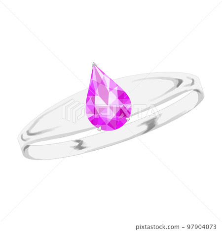 Illustration of purple ring jewelry pair shape... - Stock Illustration ...