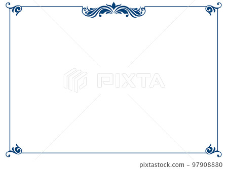 Certificate of commendation template... - Stock Illustration [97908880 ...