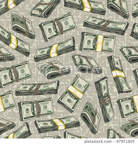 Seamless Money Pattern