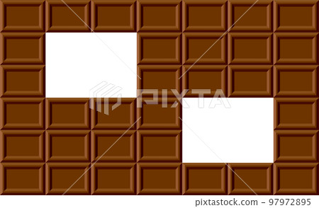 Chocolate frame - Stock Illustration [97972895] - PIXTA