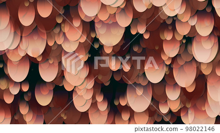 3D rendering of an array of ellipses. Ellipses...-插圖素材 [98022146] - PIXTA圖庫