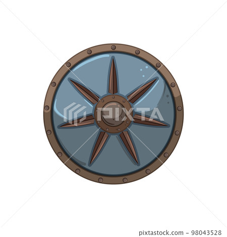 protection medieval shield cartoon vector... - Stock Illustration ...