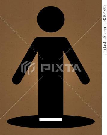 Stickman stuck in a swamp - Stock Illustration [98104495] - PIXTA