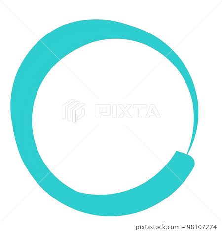 Circle mark Simple - Stock Illustration [98107274] - PIXTA
