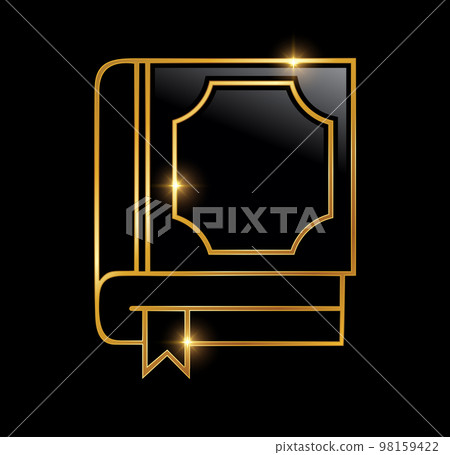 Golden Luxury Book Vector Icon - Stock Illustration [98159422] - PIXTA