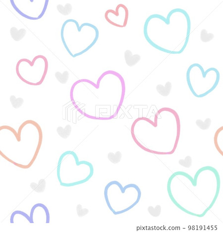 Rainbow line Heart, background and pattern,... - Stock Illustration ...