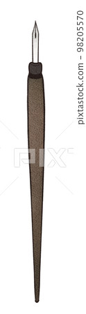 Illustration of a dip pen for comics Millipen - Stock Illustration ...