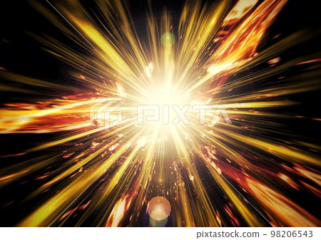 Abstract background with explosion and rays - Stock Illustration ...