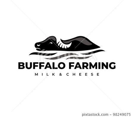 Water Buffalo Logo Water Buffalo Cattle Ox Logo, Red Bull, Head,