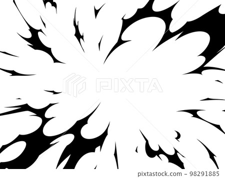 Explosion _ explosion effect frame _ silhouette - Stock Illustration ...