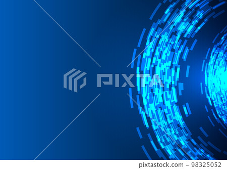 Abstract Background Circle of data collection... - Stock Illustration ...