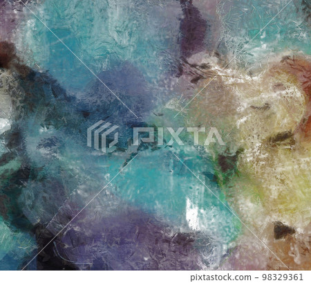Muted Abstract Painting - Stock Illustration [98329361] - PIXTA