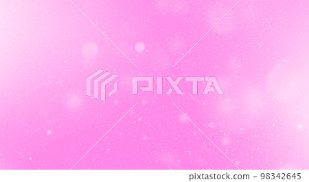 Snow flake particles on pink background - Stock Illustration [98342645 ...
