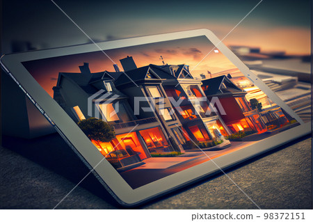 Project visualization using augmented reality... - Stock Illustration ...