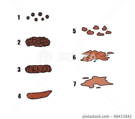 Bristol stool form scale - Stock Illustration [98413842] - PIXTA