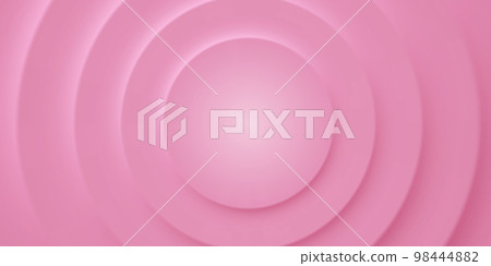 Pink abstract geometric circles background with...-插圖素材 [98444882 ...